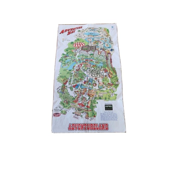 Art | Adventureland Amusement Park 218 Des Altoona Iowa Fold Out Map ...